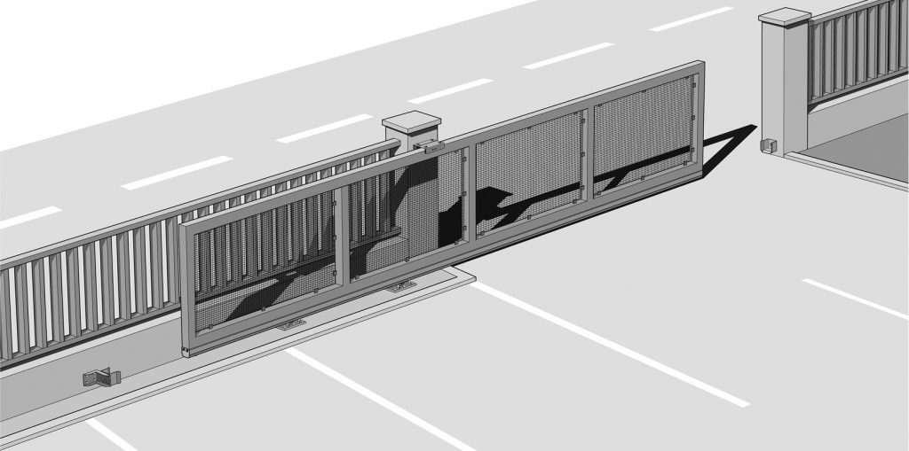 Securing a sliding gate - DuraGates : The one-stop solution for light ...