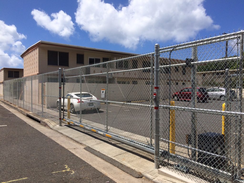 Sliding Gate at Apartment Complex in Hawaii - DuraGates : The one-stop ...