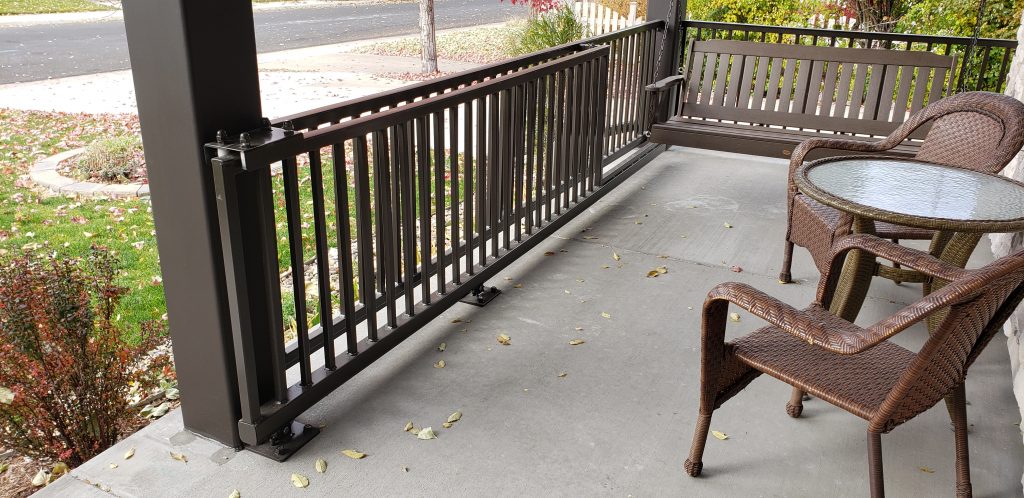 Sliding Gate on Front Porch - DuraGates : The one-stop solution for ...