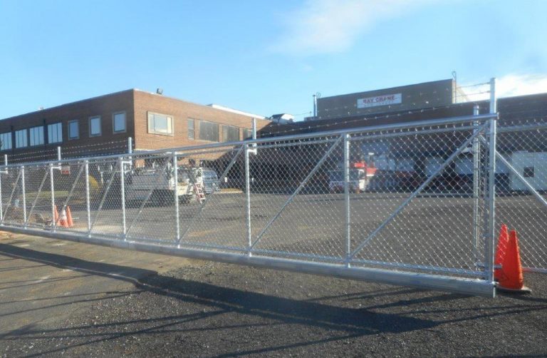 Chain Link Gate at Commercial Facility in New Jersey - DuraGates : The ...