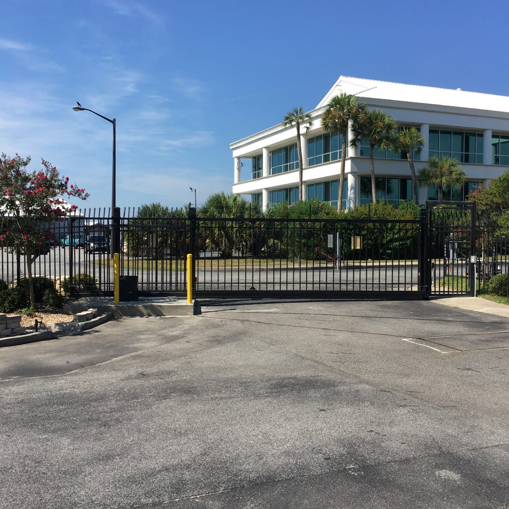 Aluminum Gate in Business Park - DuraGates : The one-stop solution for ...